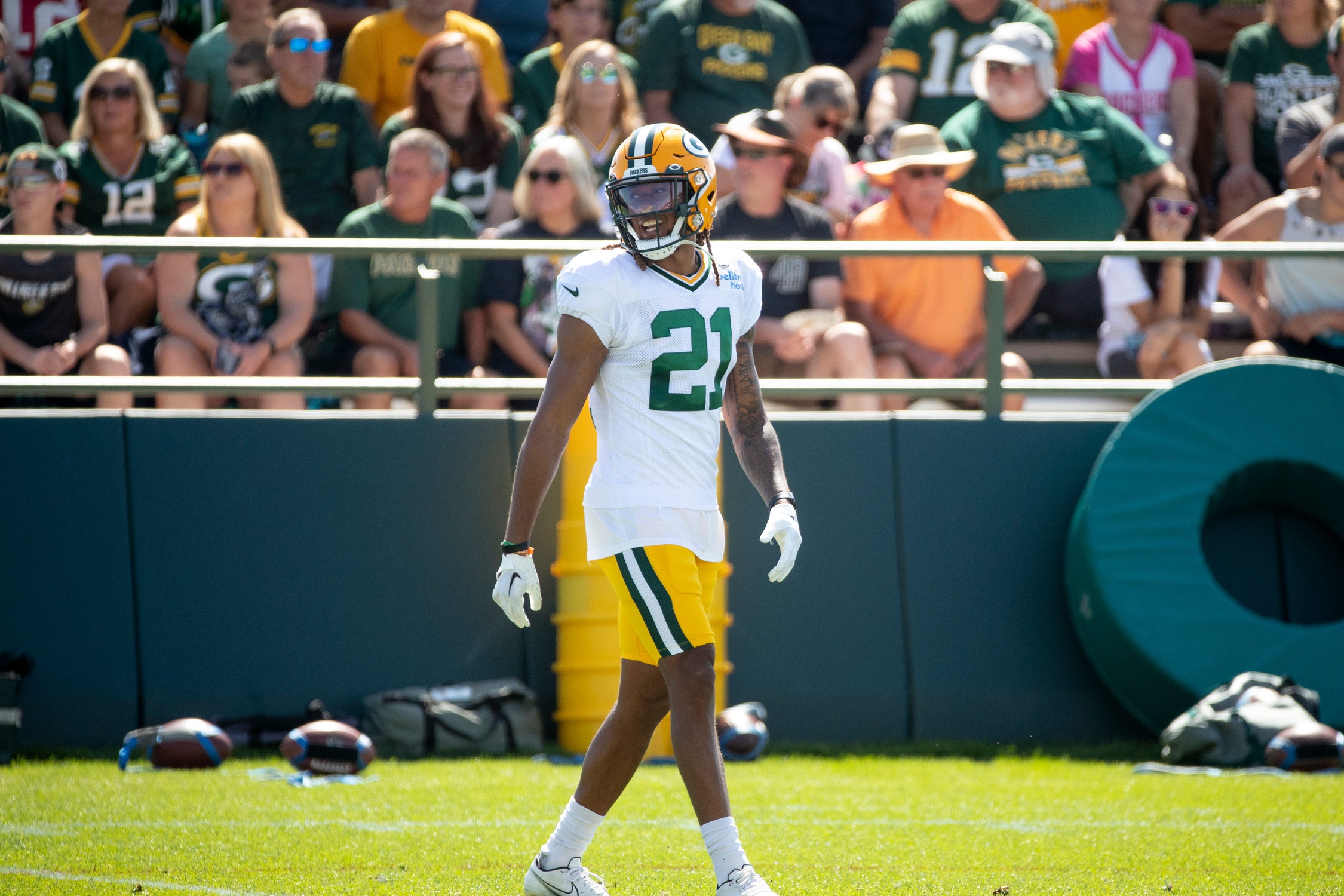 Green Bay Packers Eric Stokes Praises Rookie Teammate